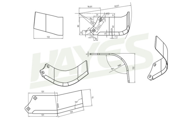 TRACTOR ROTARY HOE 4FT HEAVY DUTY - Hayes Products - Tractor ...