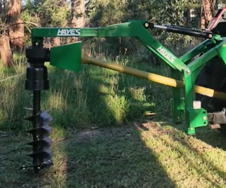 POST HOLE DIGGER - EXTRA HEAVY DUTY INDEPENDANT FRAME HYDRAULIC ASSIST ...